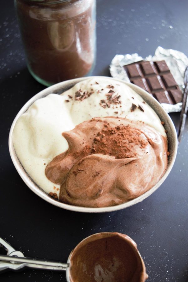 Nicecream= Softeis- Vanille, Schoko, Stracciatella - Frau Janik