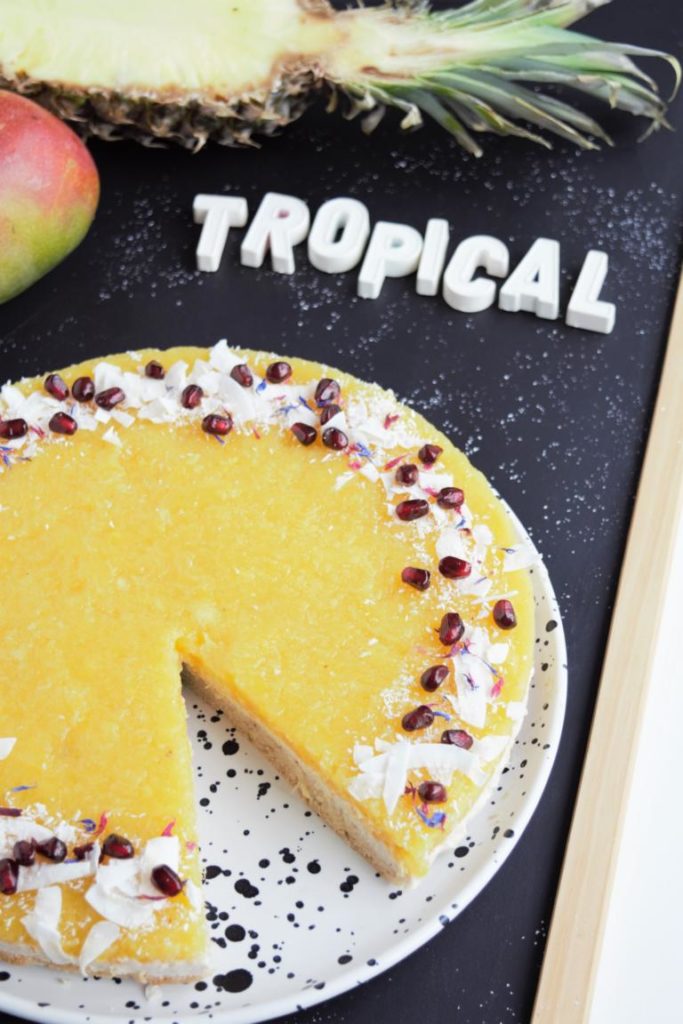 Tropical Torte - Sommerfeeling pur! | vegan - Frau Janik
